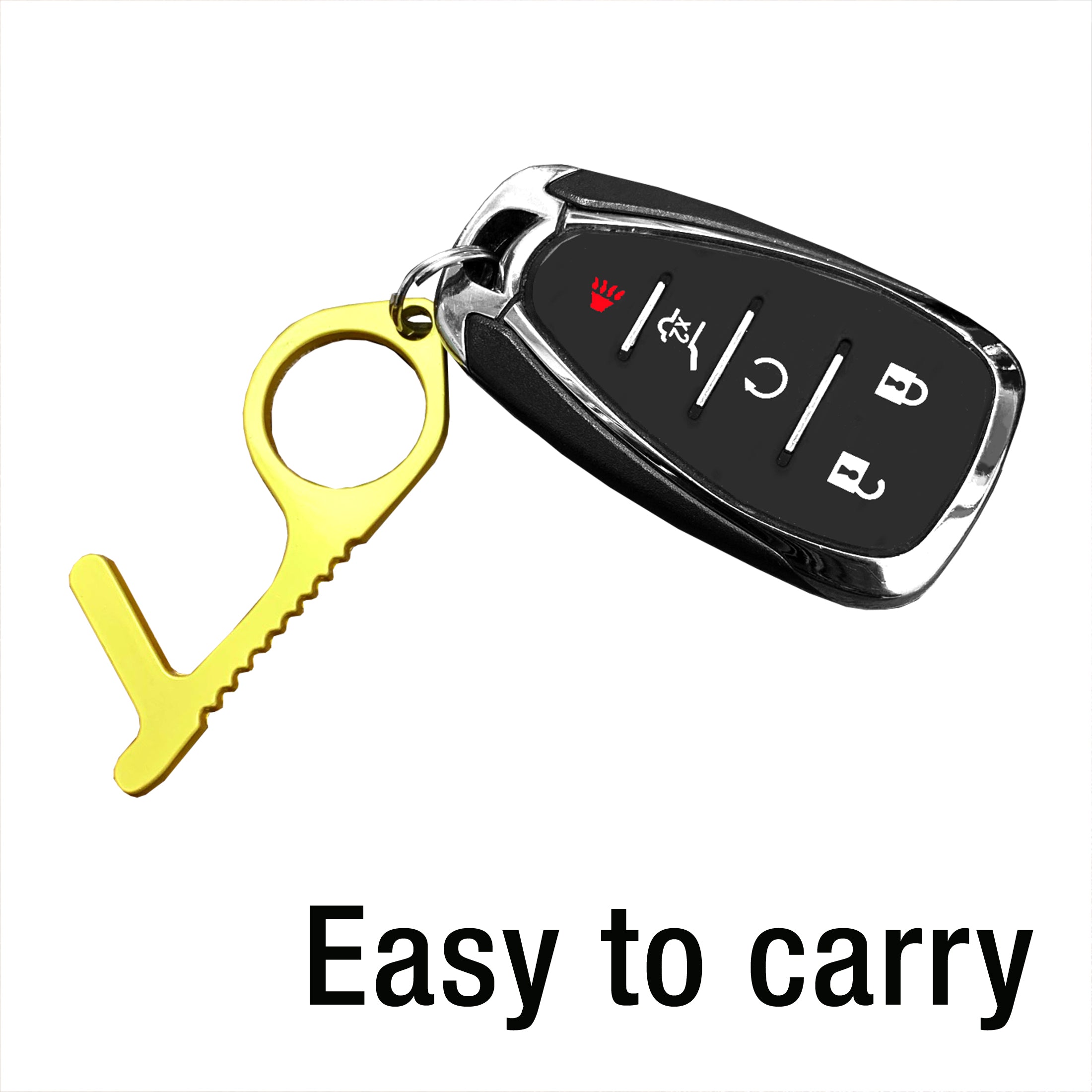 Eurow Touchless Tool Keychain – Contact-less Door Opener – 2-pack